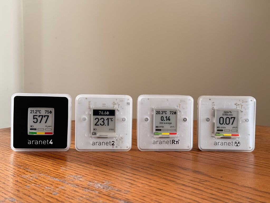 Aranet Home Monitors - Aranet4 Home, Aranet2 Home, Aranet Radiation and ...